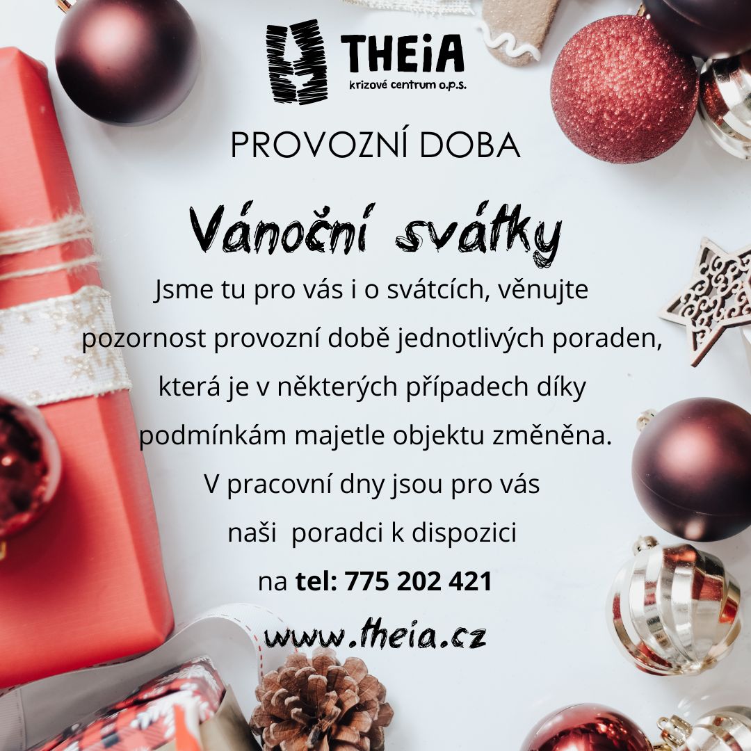 Provozní doba mezi svátky - THEiA